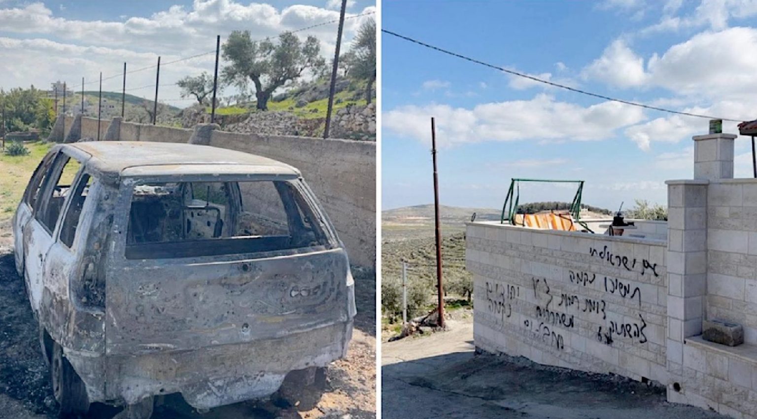 Jewish settlers attack the only entirely Christian village in the Holy ...