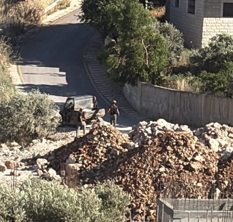 Jewish settlers deliberately set fire to fields in the only entirely ...